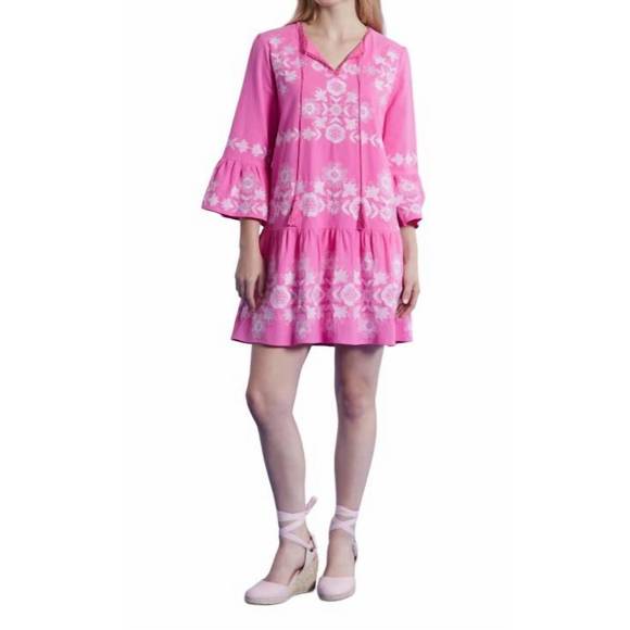 Tyler Boe | Dresses | New Tyler Boe Holly Cotton Embroidery Skimmer ...